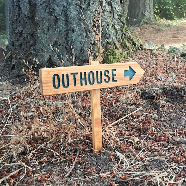 Outhouse Sign - Etsy
