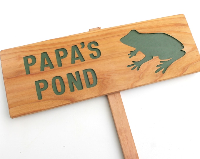 FROG Sign Personalized Sign Custom Marker Your Name Here | Etsy