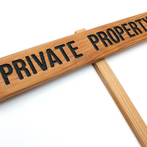Private Property Sign - Etsy
