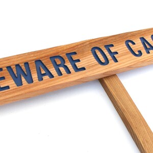 Beware of Cactus Sign, Caution Marker, Outdoor Sign, Yard Art, Cactus ...