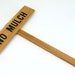 NO MULCH Sign, Garden Marker, Outdoor Sign, Yard Art, Warning Marker ...