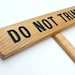 DO NOT TRIM Sign, No Trimming Marker, Warning Sign, Garden Marker ...