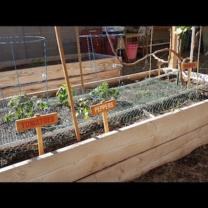 Tomatoes Sign, Garden Marker, Outdoor Sign, Yard Art, Vegetable Marker ...