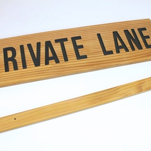 PRIVATE LANE Sign, Caution Sign, Warning Marker, Yard Art, Outdoor Sign ...