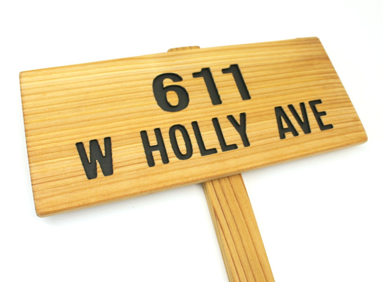 NAME and ADDRESS Sign Driveway Marker Personalized Sign | Etsy