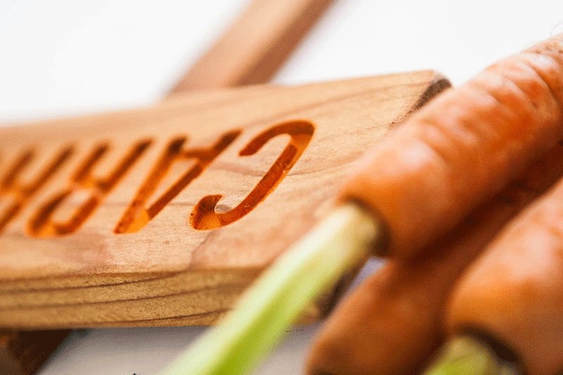 CARROTS Garden Sign, Outdoor Sign, Yard Art, Vegetable Sign, Root ...