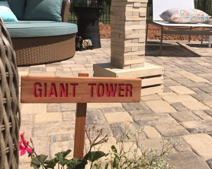 YARD GAME Signs Party Signs Wedding Game Signs Family | Etsy