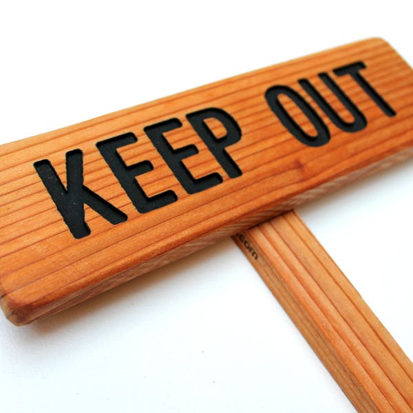 Keep Out Sign - Etsy