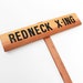 REDNECK X-ING Sign, Outdoor Sign, Yard Art, Funny Marker, Gag Gift, Fun ...