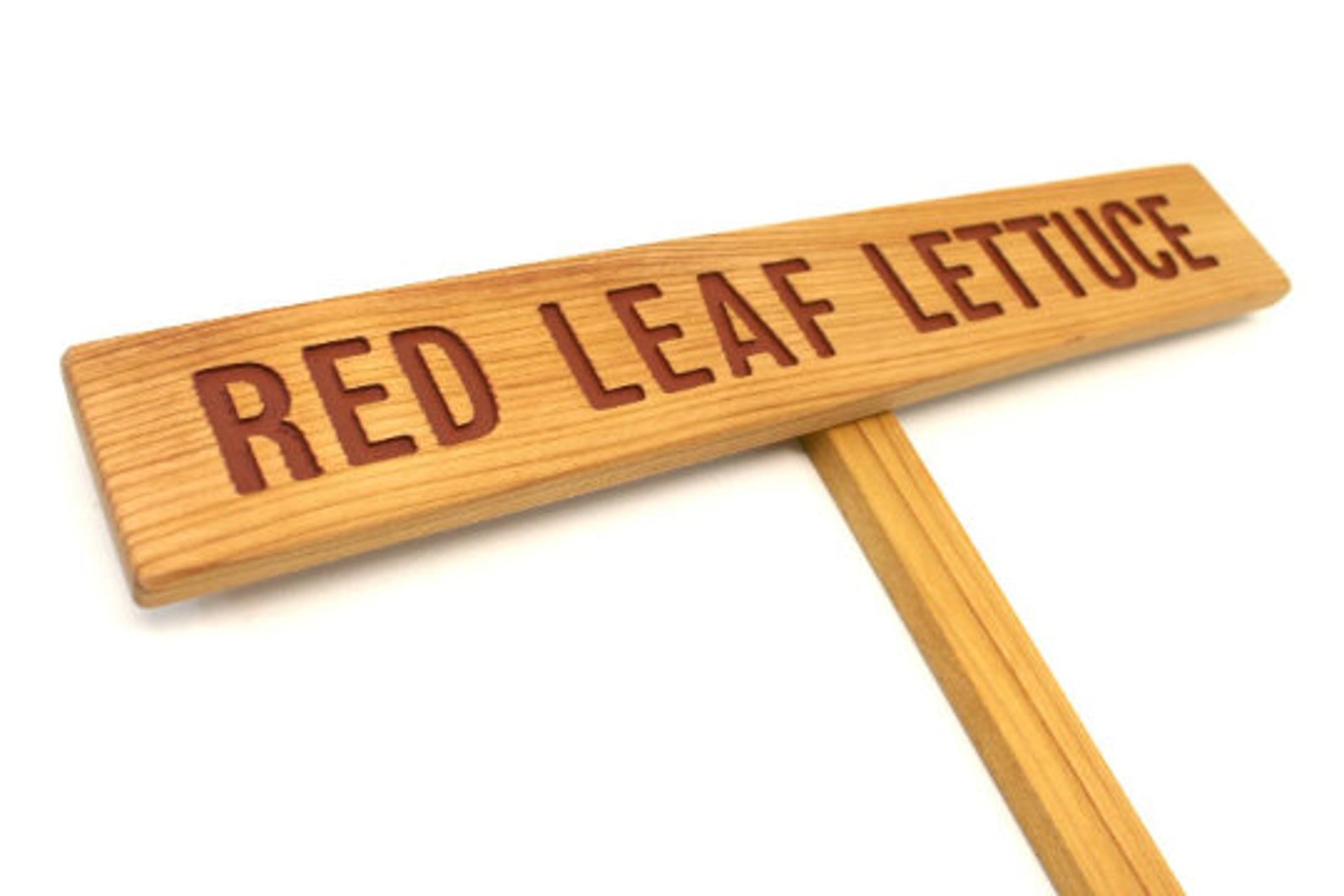 LETTUCE Garden Sign, Outdoor Marker, Yard Art, Vegetable Sign, Veggie ...