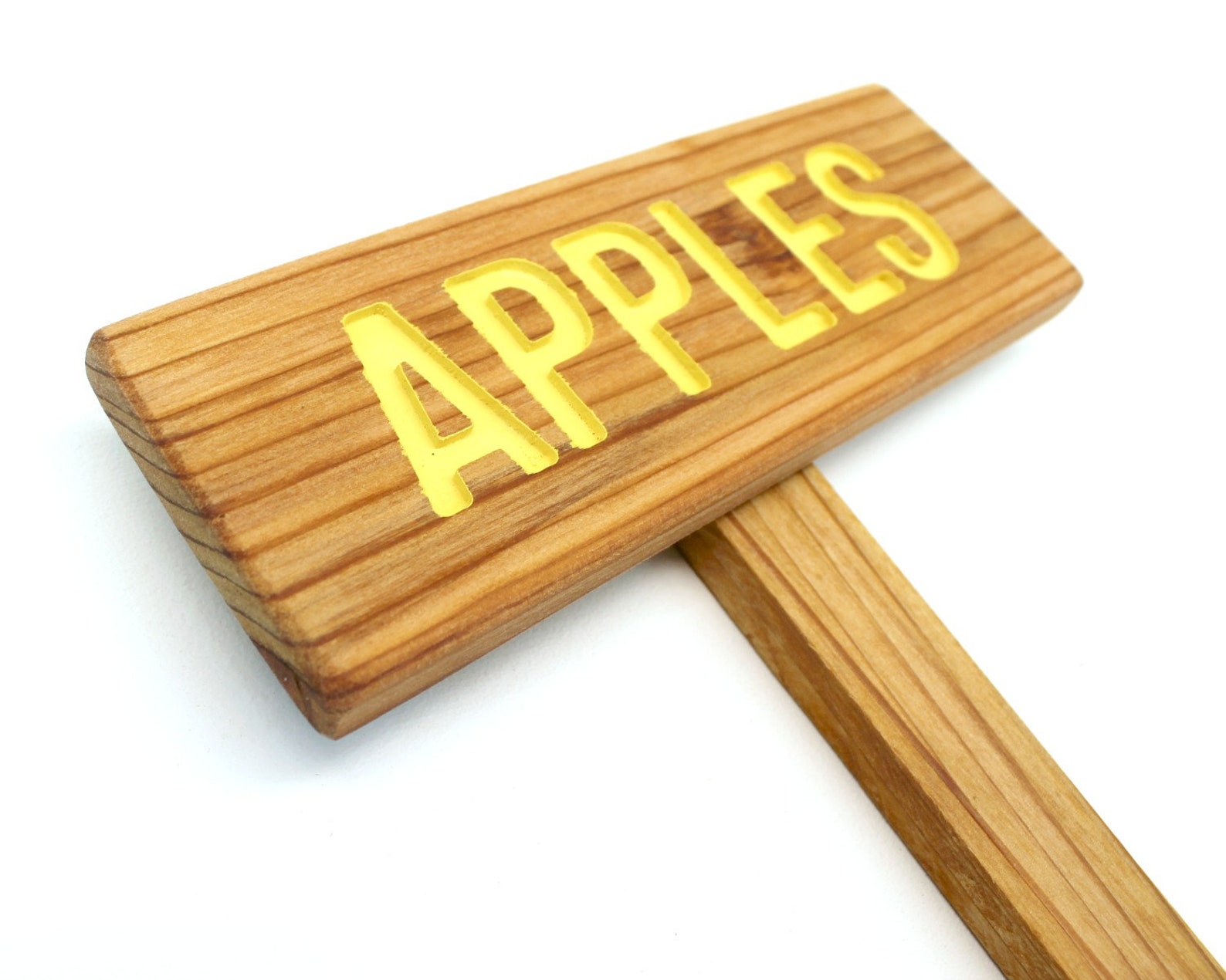 APPLES Sign Outdoor Sign Yard Art Fruit Tree Marker | Etsy