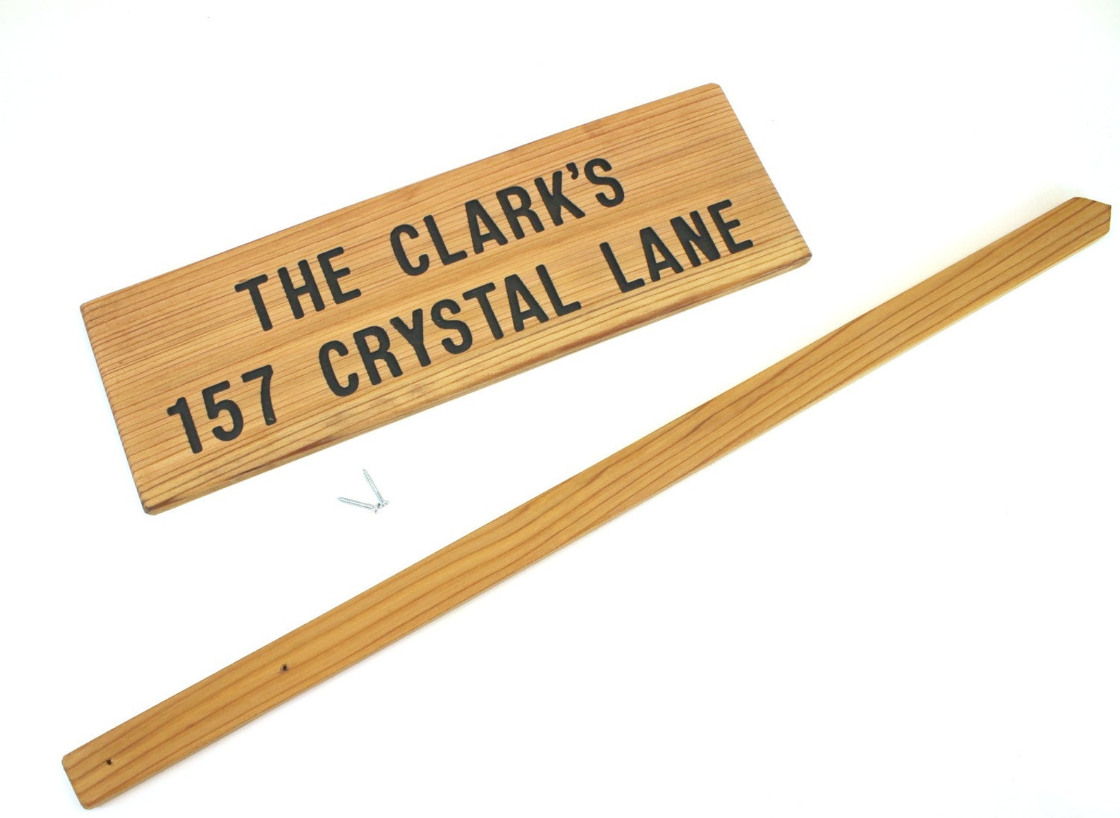 NAME and ADDRESS Sign Driveway Marker Personalized Sign | Etsy