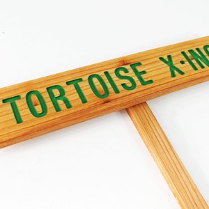 TURTLE X-ING Caution Sign, TORTOISE Yard Sign, Hand Routed Green Sign ...
