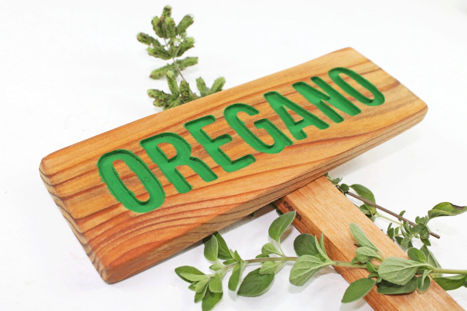 OREGANO Garden Herb Sign Painted & Oil Sealed Cedar Wood: - Etsy
