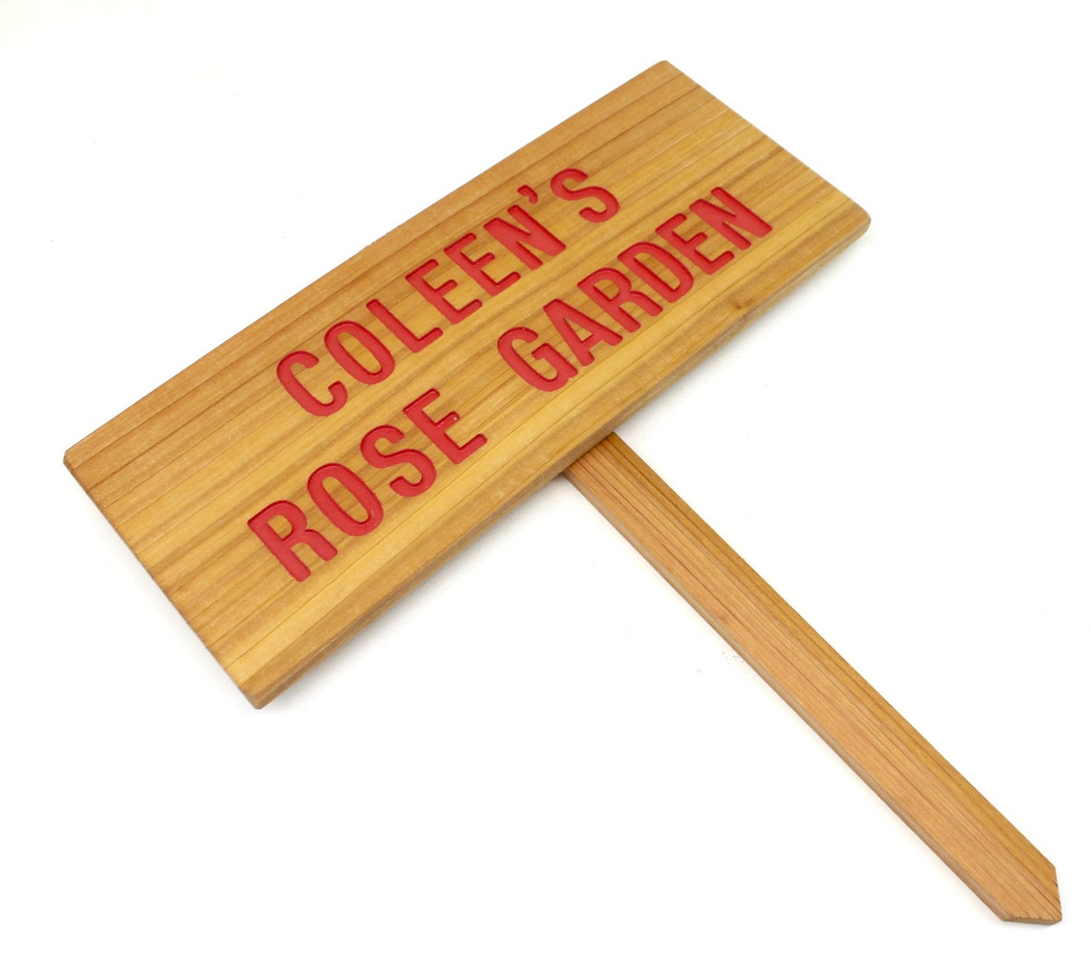 Rose Garden Sign Custom Marker Personalized Sign Outdoor - Etsy