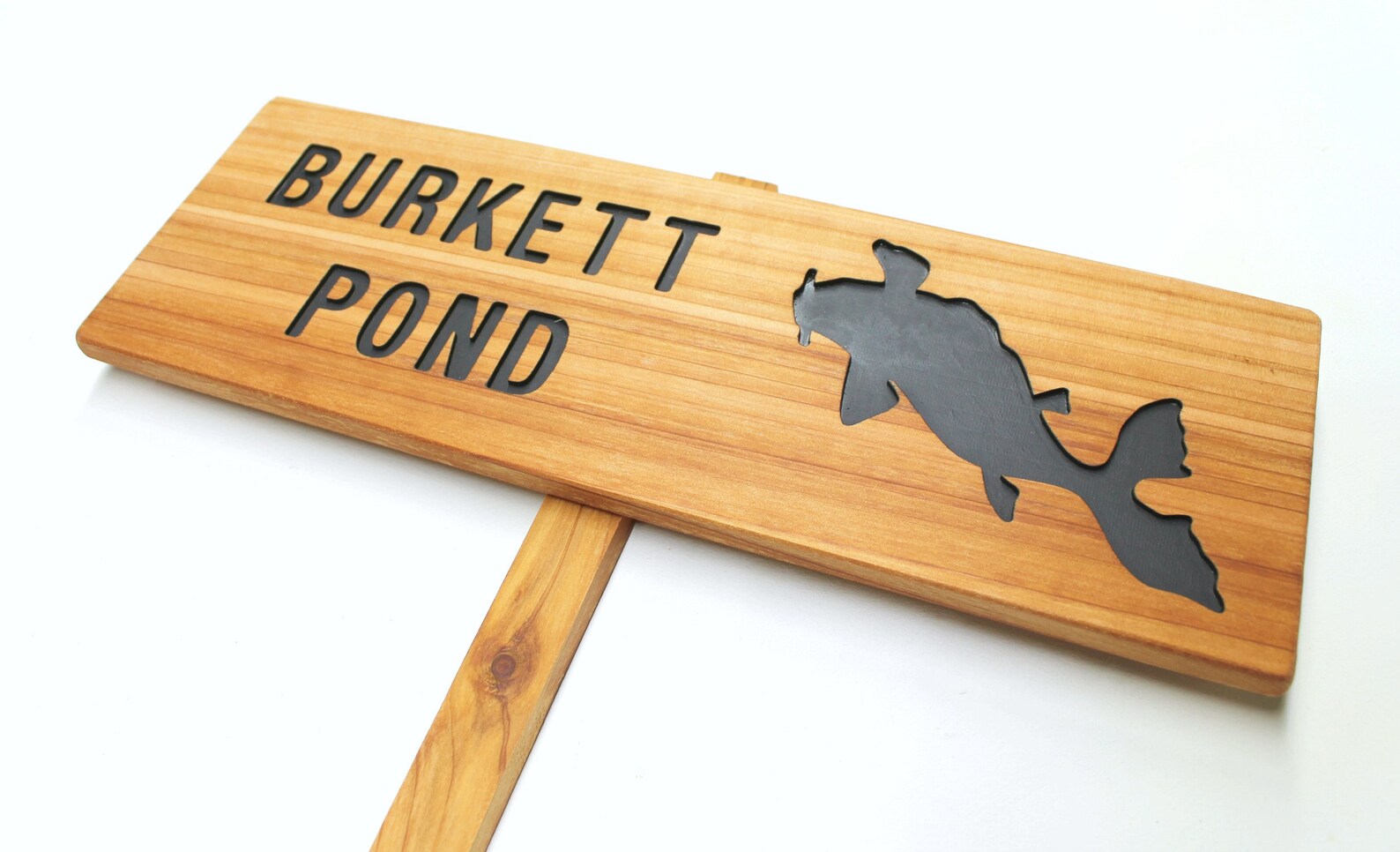 KOI FISH Cutout Sign Yard Art Outdoor Marker Your Name - Etsy