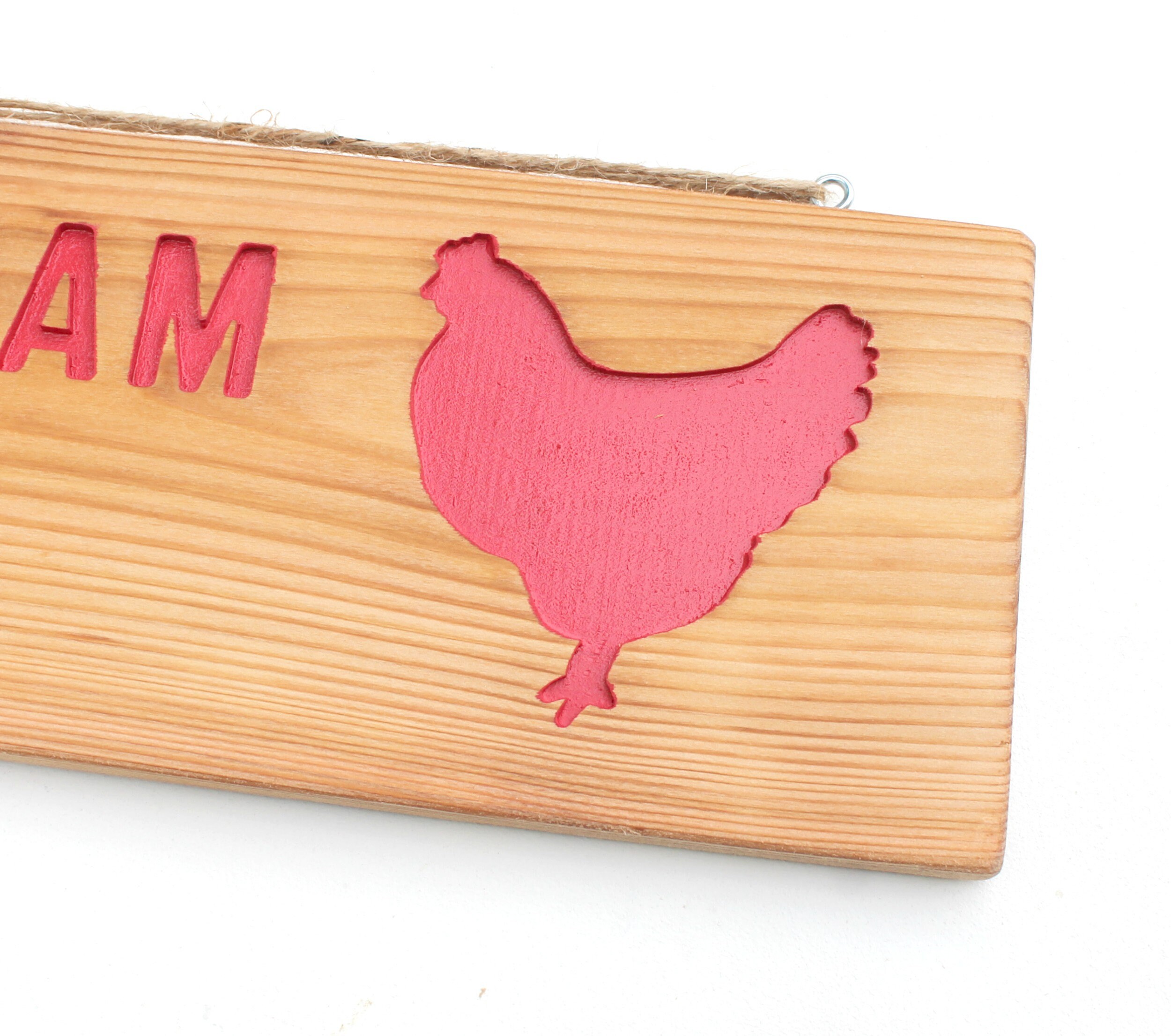 Chicken Cutout Sign, Yard Art, Outdoor Marker, Chicken Coop Sign, Farm ...