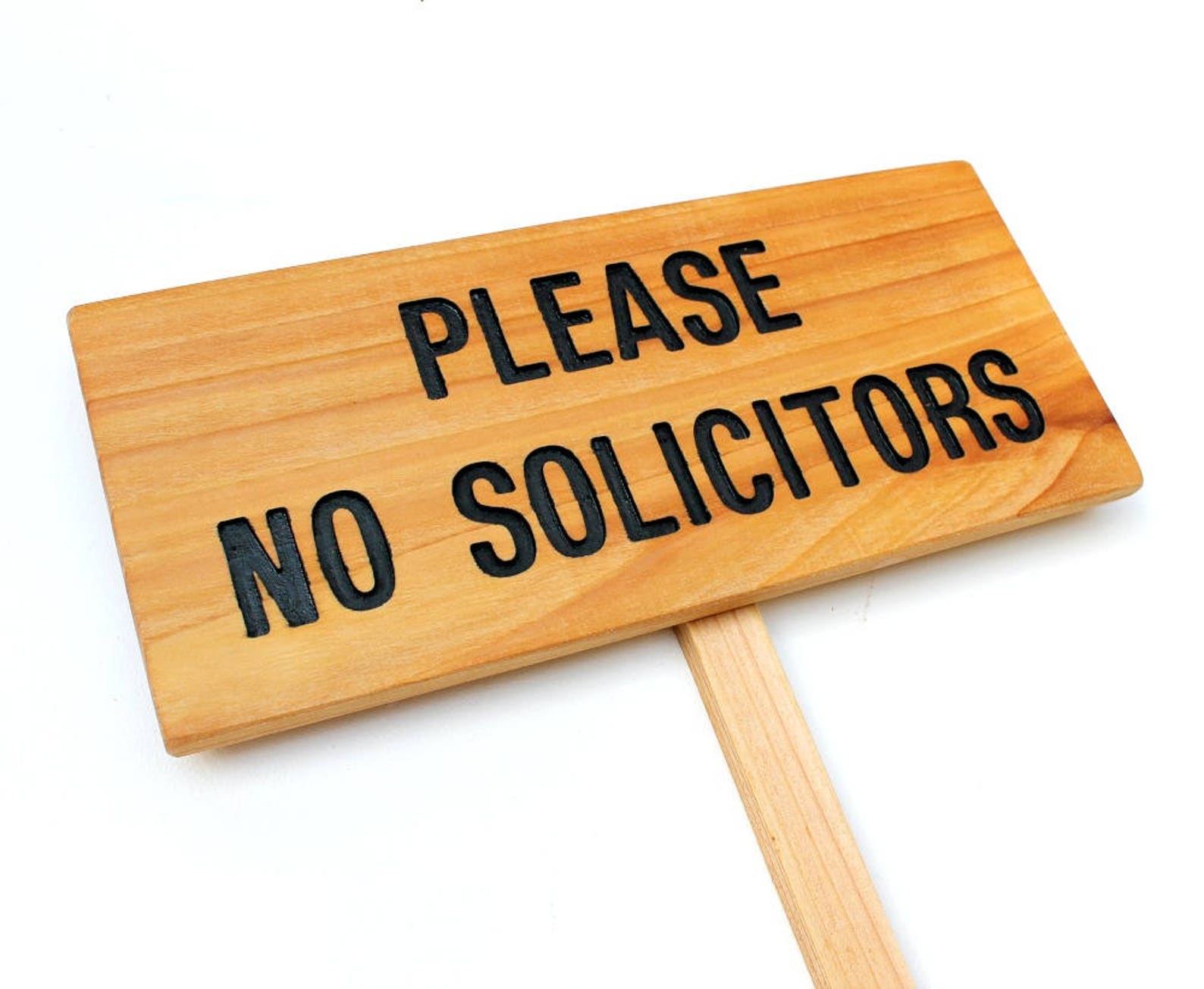 PLEASE NO SOLICITORS Sign No Solicitors Warning Marker - Etsy