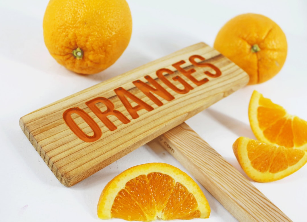 ORANGES Sign, Tree Sign, Citrus Sign, Fruit Marker, Outdoor Sign, Yard ...