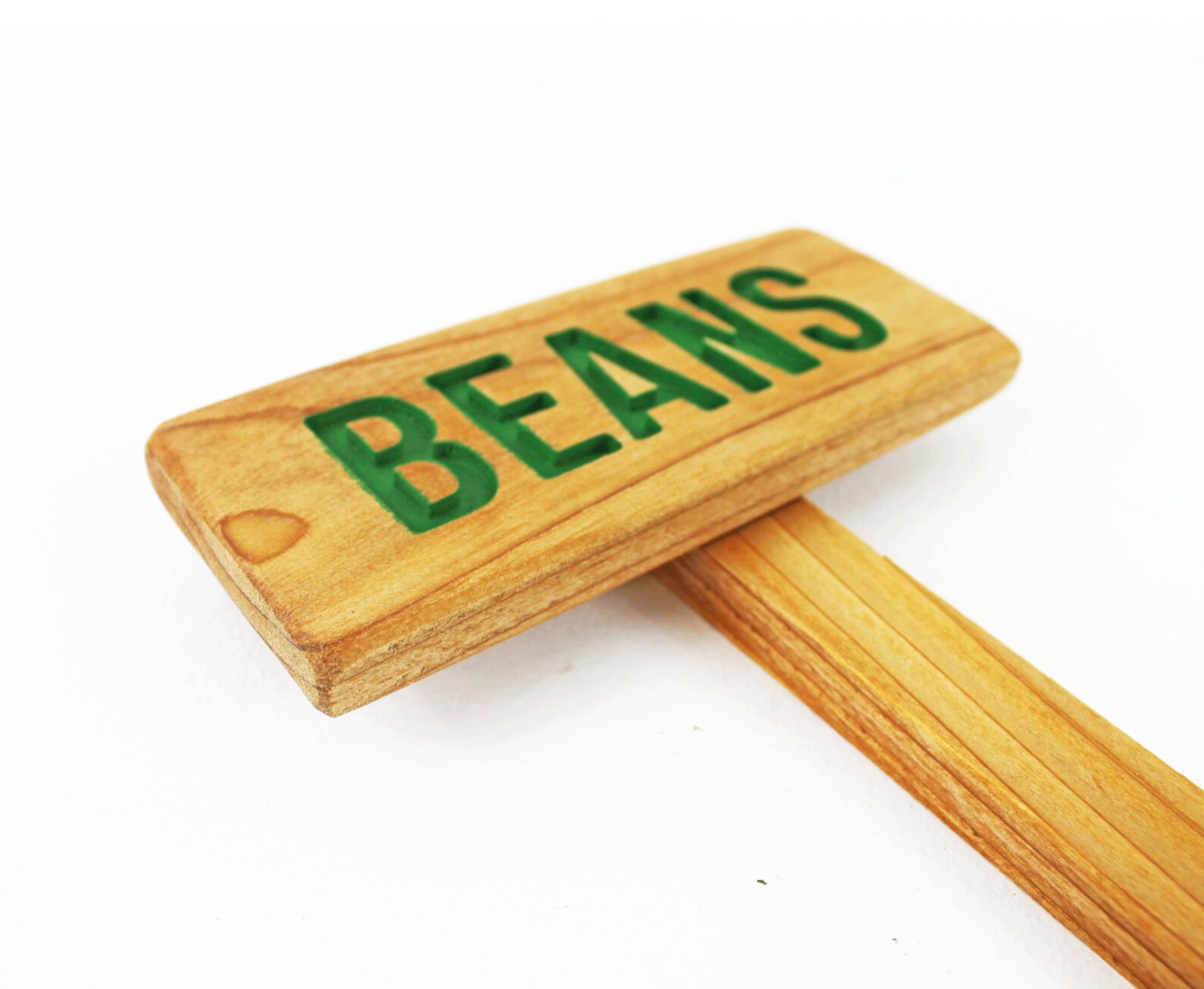 BEANS Sign Vegetable Marker Outdoor Sign Yard Art Veggie | Etsy