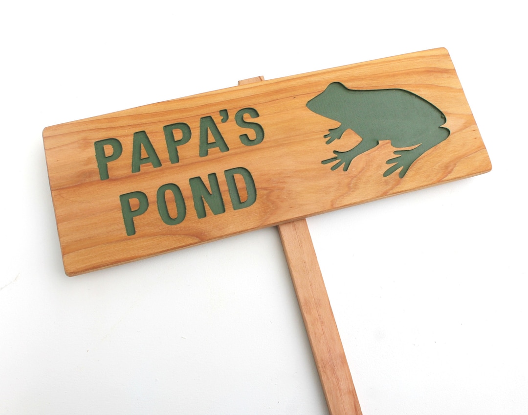 FROG Sign, Personalized Sign, Custom Marker, Your Name Here, Amphibian ...