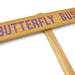 BUTTERFLY BUSH Sign Flower Marker Outdoor Sign Yard Art - Etsy