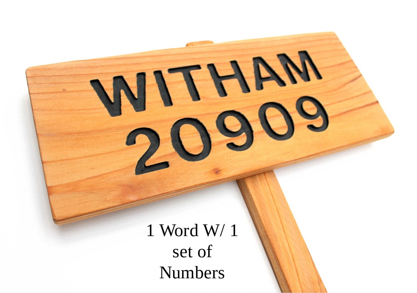 NAME and ADDRESS Sign, Driveway Marker, Personalized Sign, Custom ...