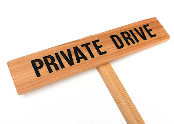 PRIVATE DRIVE Sign Warning Marker Driveway Sign Outdoor - Etsy