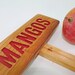 MANGOS TREE MARKER, Fruit Tree Sign, Tropical Fruit Tree Sign, Wooden ...