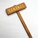 BANANAS TREE MARKER, Fruit Tree Sign, Tropical Fruit Tree Sign, Wooden ...