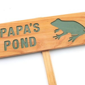 FROG Sign, Personalized Sign, Custom Marker, Your Name Here, Amphibian ...