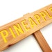PINEAPPLE Sign, Yard Art, Outdoor Marker, Tropical Fruit, Fruit Signage ...