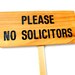 PLEASE NO SOLICITORS Sign No Solicitors Warning Marker - Etsy