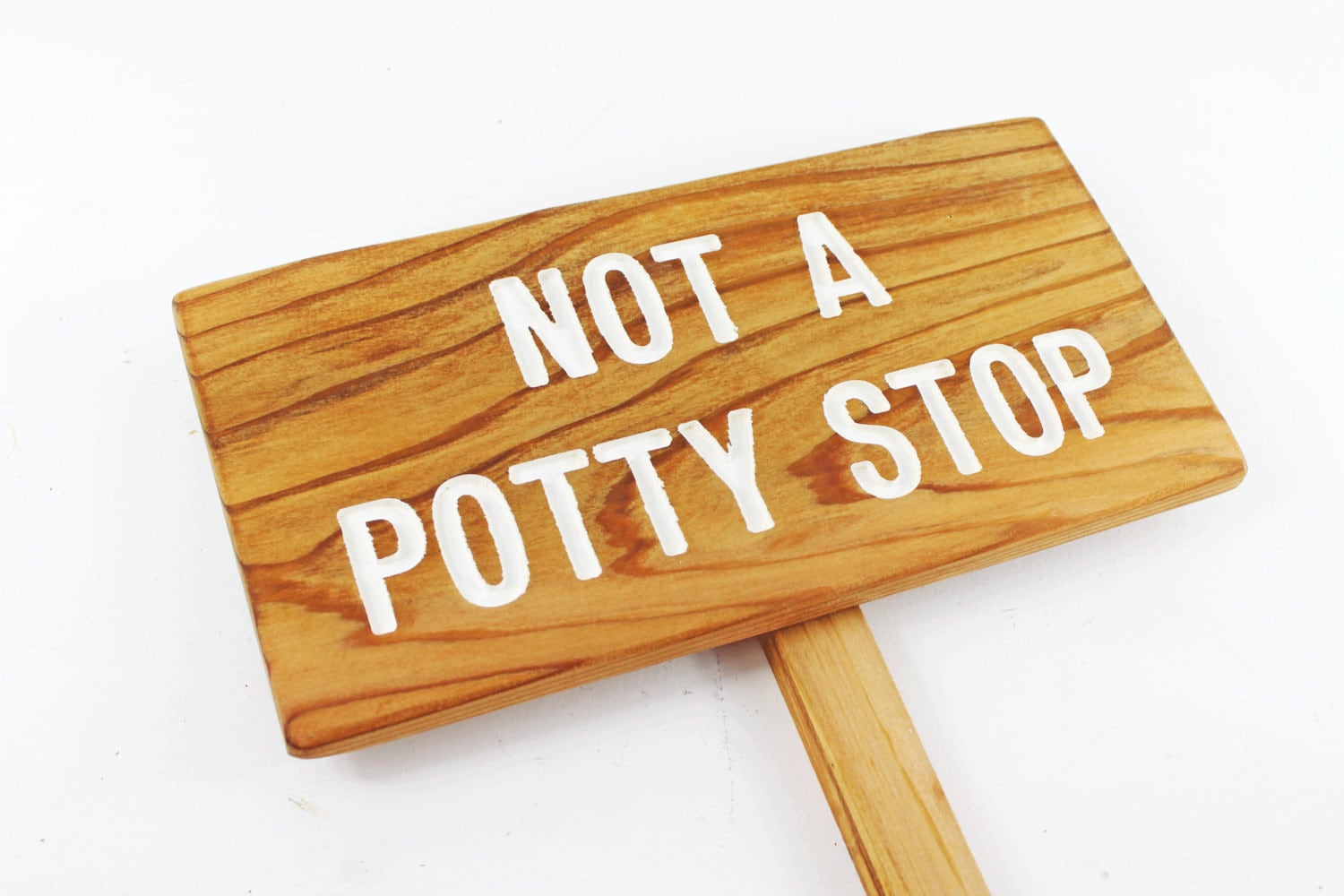 NOT a POTTY STOP, Dog Walker Sign, No Poop Sign, Cedar Wood Sign, Yard ...