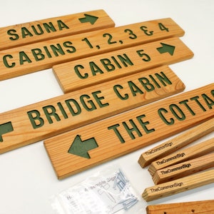 Vacation Rental Signs, Cabin Markers, B&B Signs, Hostel Signage, Spa ...