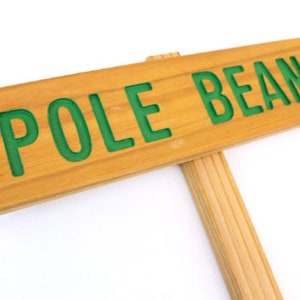 BEANS Sign, Vegetable Marker, Outdoor Sign, Yard Art, Veggie Sign ...