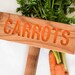 CARROTS Garden Sign, Outdoor Sign, Yard Art, Vegetable Sign, Root ...