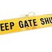 KEEP GATE SHUT!, Gate Marker, Yard Signage, Outdoor Sign, Warning Sign ...