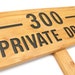 Address Private Drive Sign, Property Signage, HOA Markers, Yard Art ...