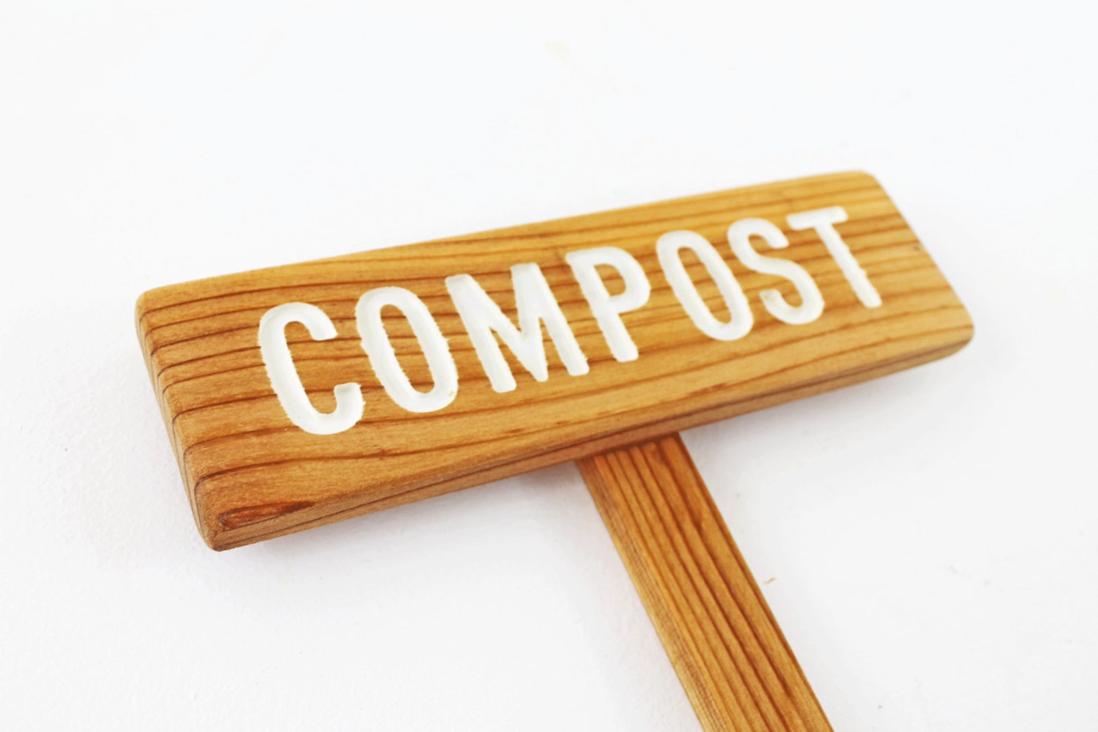 COMPOST Garden Marker Composting Sign Garden Dirt Gardener - Etsy