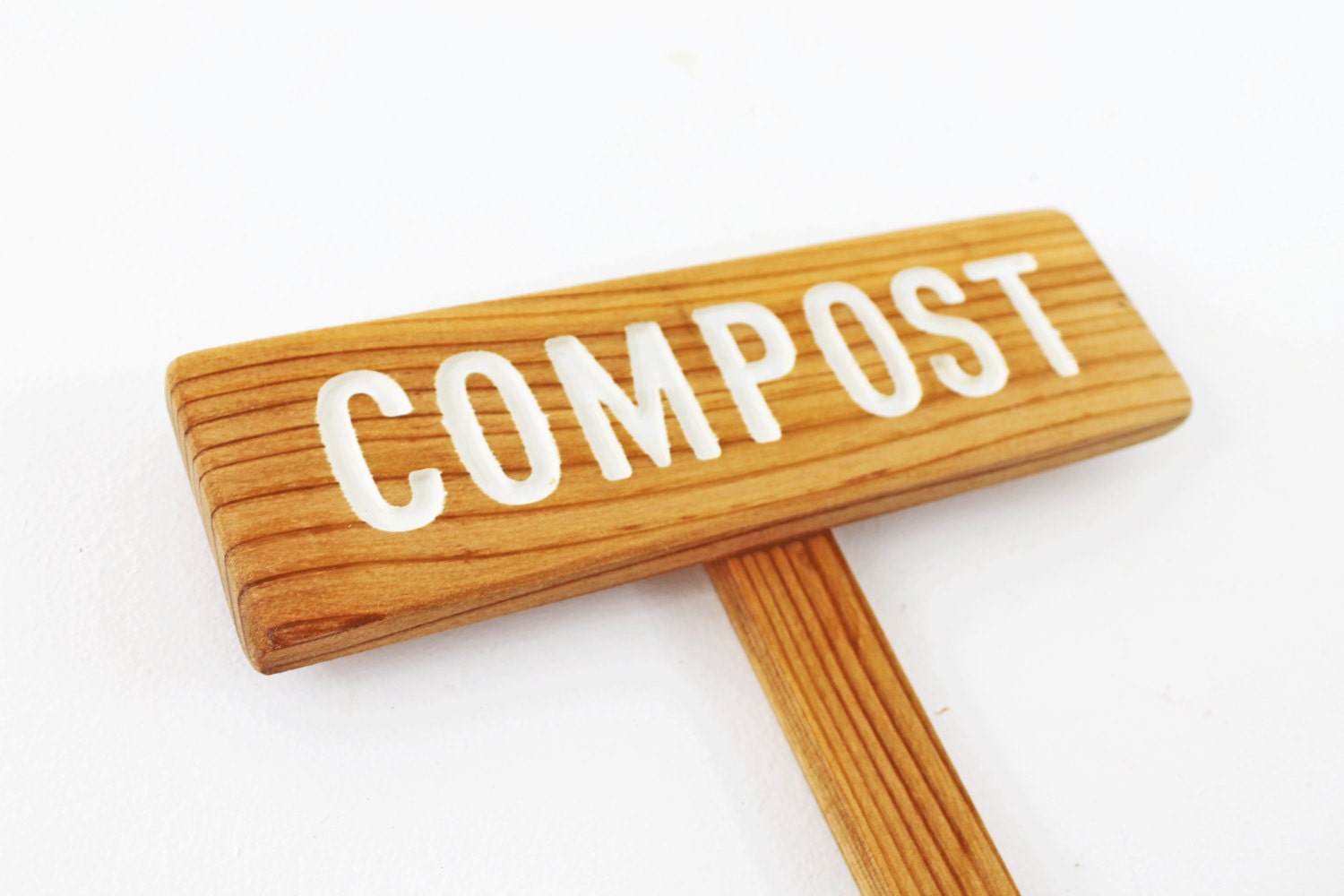 COMPOST Garden Marker Composting Sign Garden Dirt Gardener - Etsy