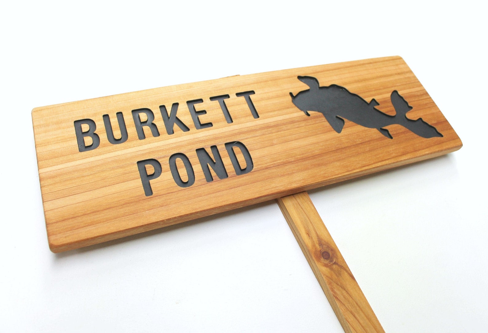 KOI FISH Cutout Sign Yard Art Outdoor Marker Your Name - Etsy