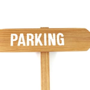 PARKING DIRECTION Sign, Outdoor Event Signs, Parking Sign, Wedding ...