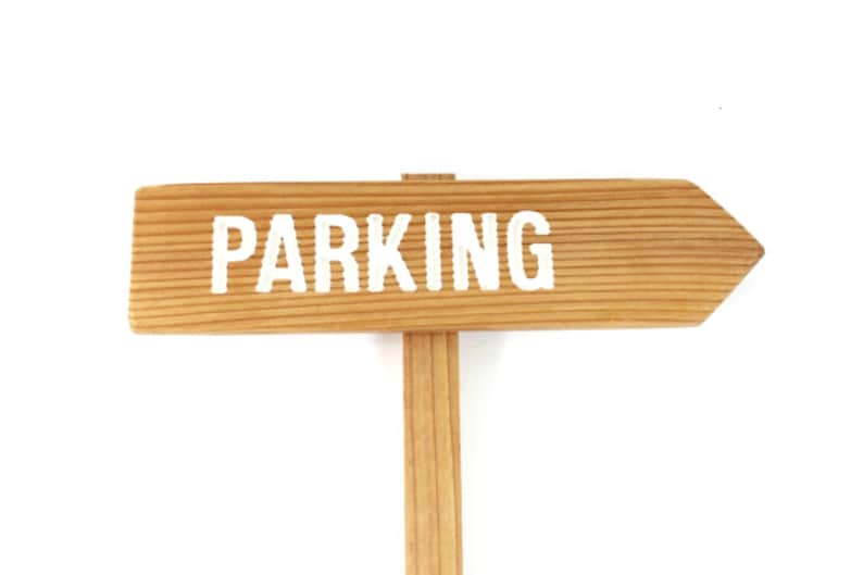 PARKING DIRECTION Sign Outdoor Event Signs Parking Sign - Etsy