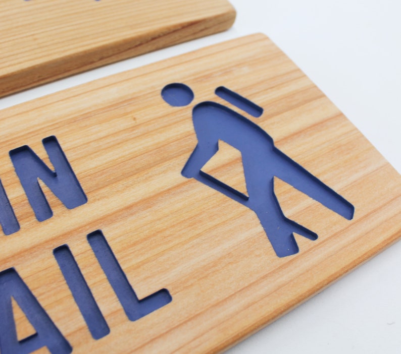 Hiking Trail Signs Yard Art Outdoor Marker Camping Signage - Etsy