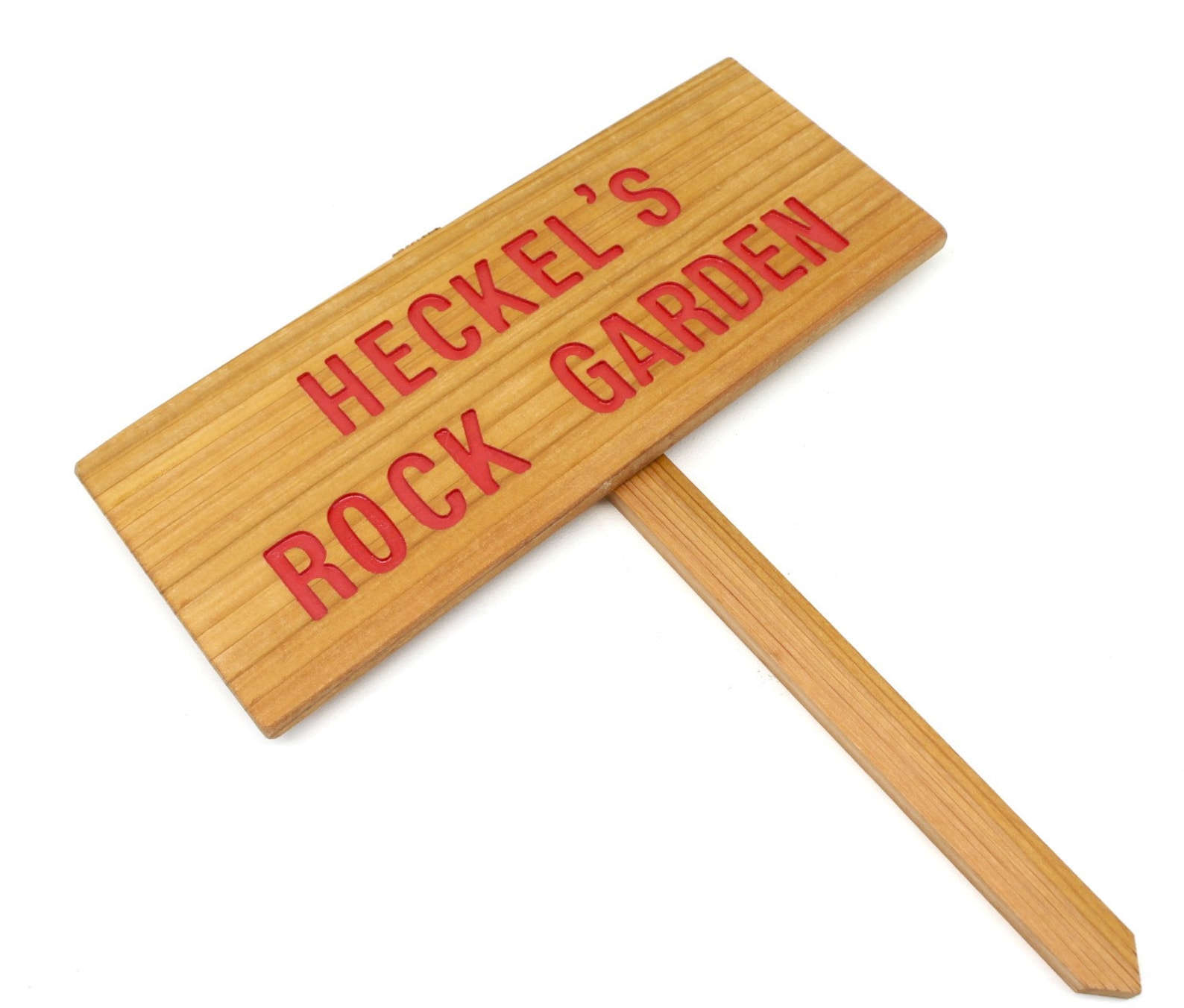 Rock Garden Sign Custom Marker Personalized Sign Outdoor - Etsy
