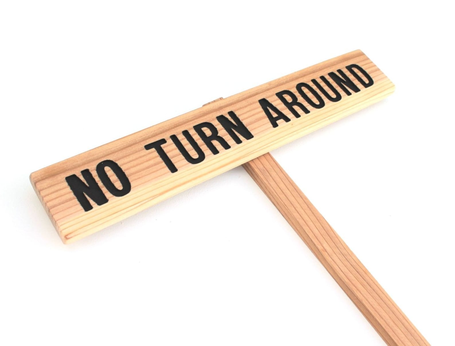 NO TURN AROUND Sign Warning Marker Caution Sign Outdoor - Etsy