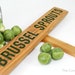 BRUSSEL SPROUTS Sign, Outdoor Marker, Yard Art, Vegetable Sign, Plant ...