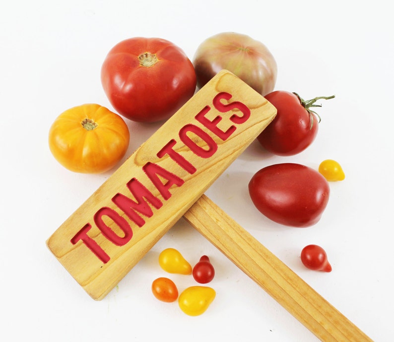 Tomatoes Sign Garden Marker Outdoor Sign Yard Art | Etsy