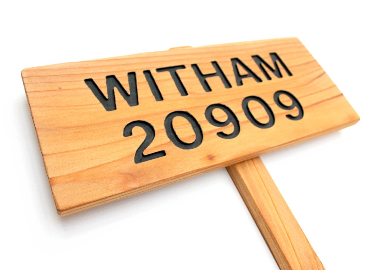 NAME and ADDRESS Sign Driveway Marker Personalized Sign | Etsy